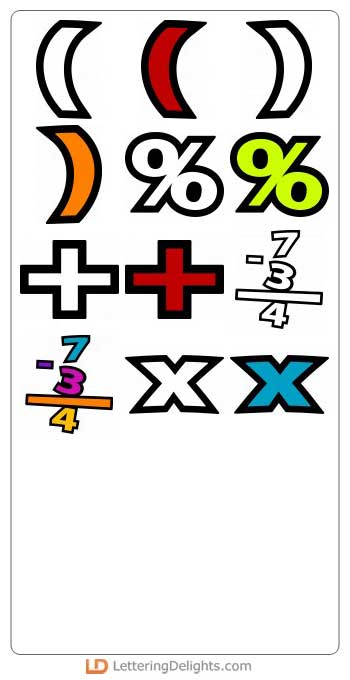 Math Symbols - CL